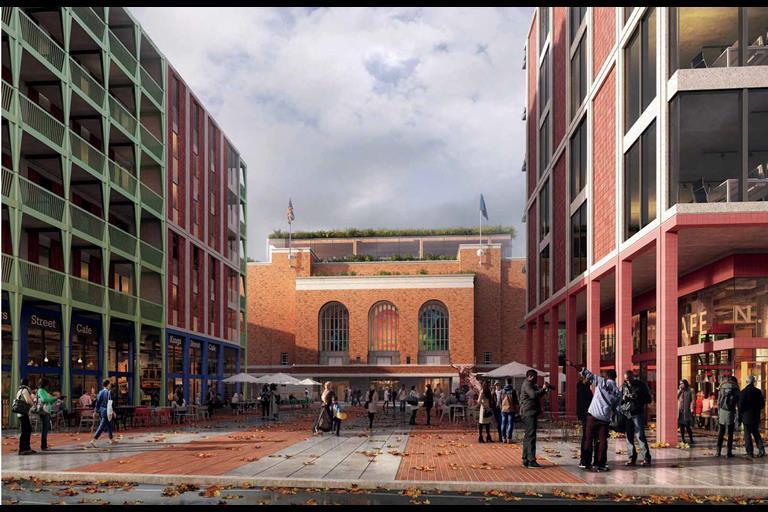 RSHP reveals first images of town hall redevelopment | News | Building ...